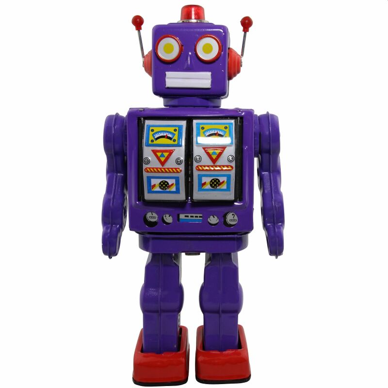 Robot - Tin Toy Robot - Electron Robot - purple, 59,95
